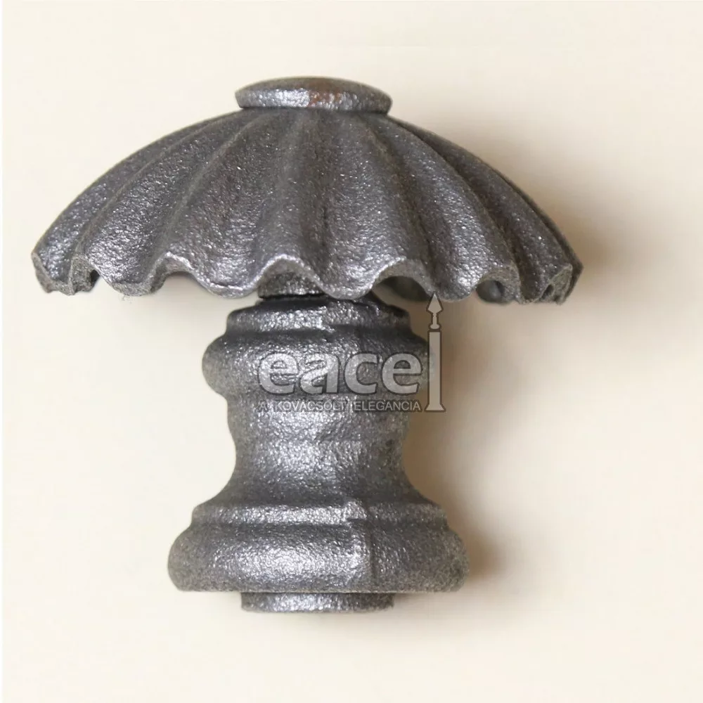 Ajtónyitó gomb 65x65 mm, domború - A kovácsoltvas termékek m
